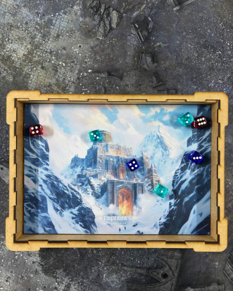 Dice Tray - Snow Fortress